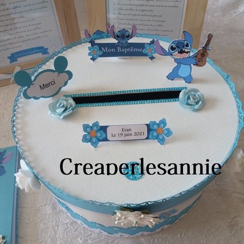 Urne / boite à enveloppes thème stitch - Un grand marché