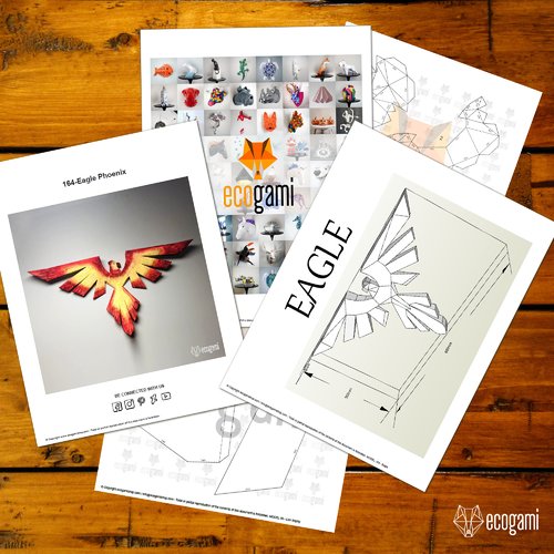 Aigle phoenix papercraft - Un grand marché