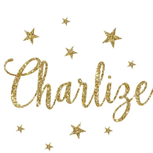 Appliqué thermocollant prénom personnalisable de 8 lettres (charlize ...