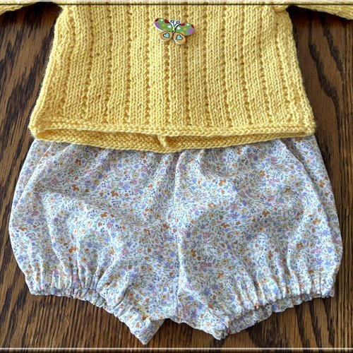Bloomer short taille 1,3 et 6 mois : tutoriel et patron - Un grand marché