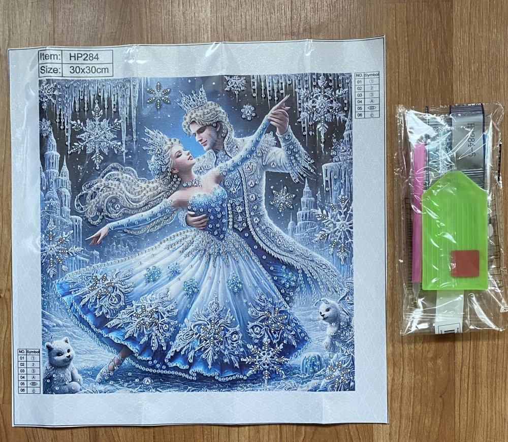 Kit diamond painting partiel à réaliser soi-même, format 30x30 cm ...