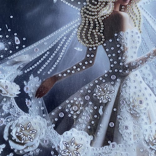 Kit diamond painting partiel à réaliser soi-même, format 30x30 cm ...