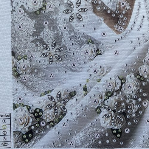 Kit diamond painting partiel à réaliser soi-même, format 30x30 cm ...