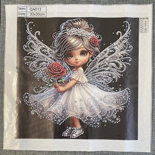 Kit diamond painting partiel à réaliser soi-même, format 30x30 cm ...