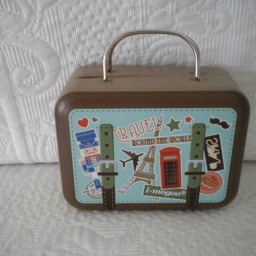 Boite decorative en metal - valisette n ° 5 - Un grand marché