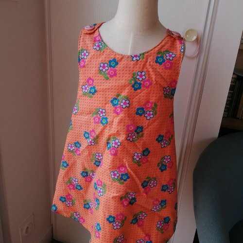 Robe tablier d'été vintage - Un grand marché