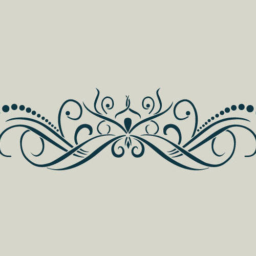 Pochoir arabesque. arabesque. (ref 295-2) - Un grand marché