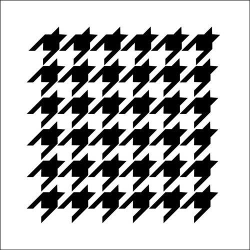 Pochoir pied de poules. motif pied de poules (ref 589-1) - Un grand marché