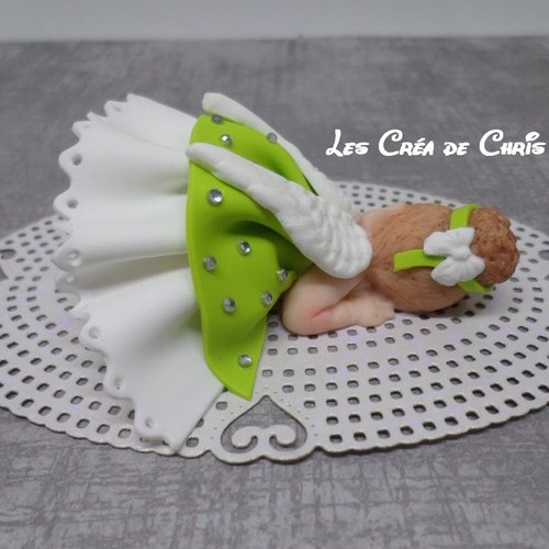 Bébé fimo fille ange. - Un grand marché