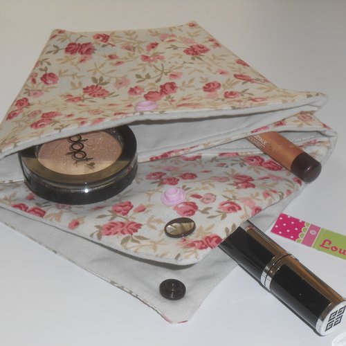 Pochette multiusage / trousse de rangement originale et toute mignonne ...
