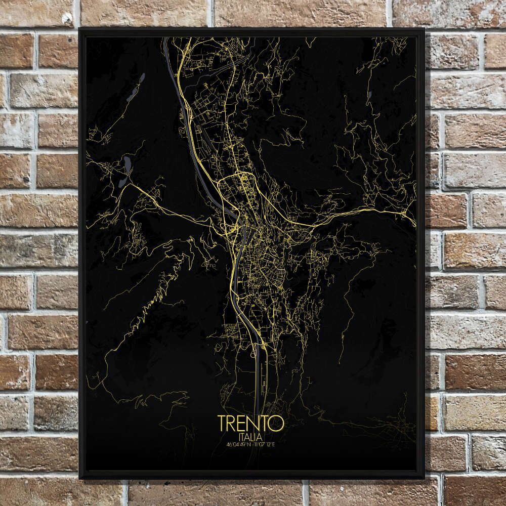 Poster carte de trente - Un grand marché