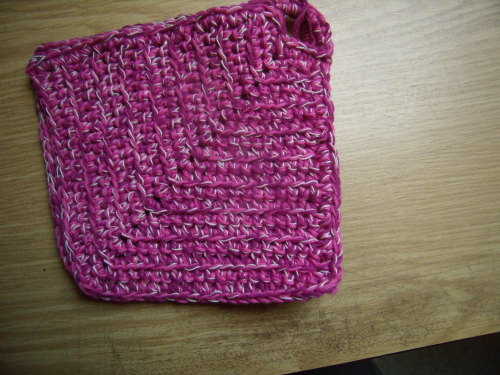 Maniques de coton, lavette, au crochet, fait main - Un grand marché