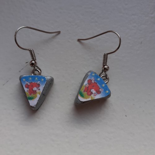 Boucles d'oreilles vache qui rit - Un grand marché