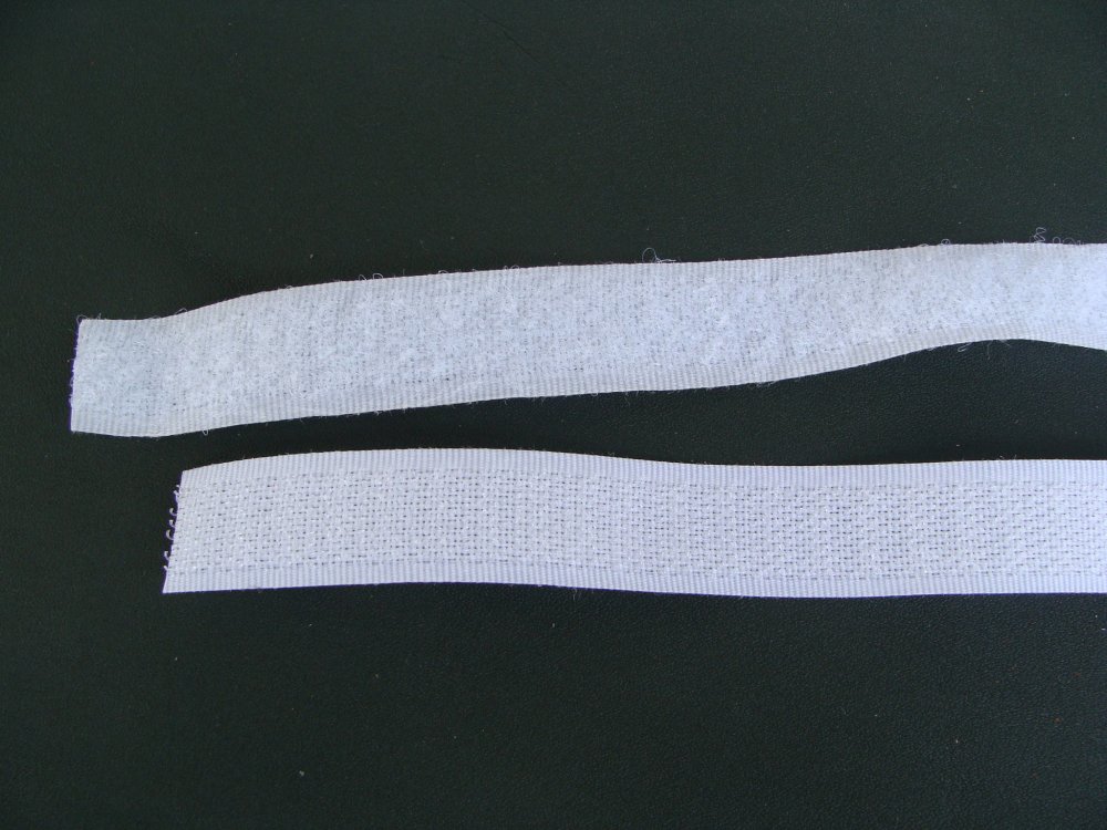 Scratch blanc, type velcro, professionnel mâle et femelle de 16 mm de ...