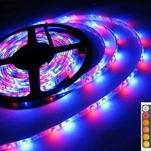 Kit complet 5 mètre de ruban led bande autocollant rgb 300leds 3528 ...