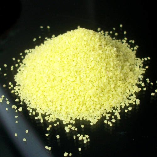 Sachet de 20g rempli de sable grain de couleur jaune idéal pour remplir ...