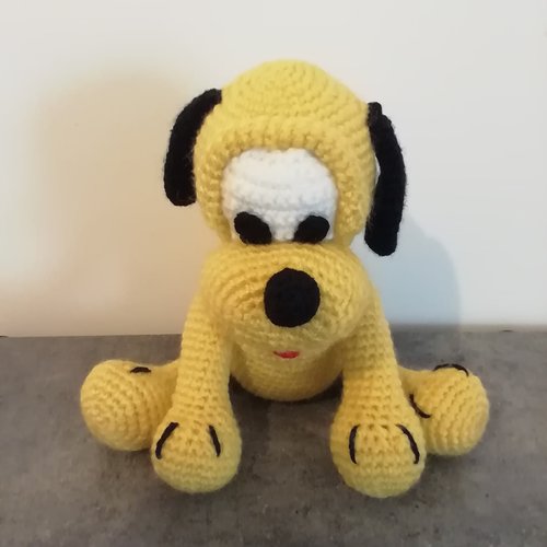 Pluto baby, amigurumi au crochet, doudou, peluche - Un grand marché