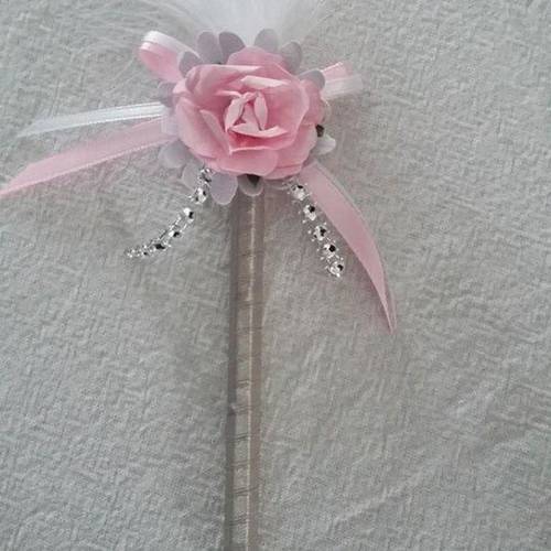 Stylo décoré fleurs et strass , couleurs de la déco aux choix - Un ...
