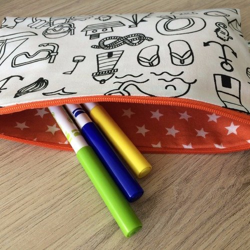 Trousse à colorier - Un grand marché